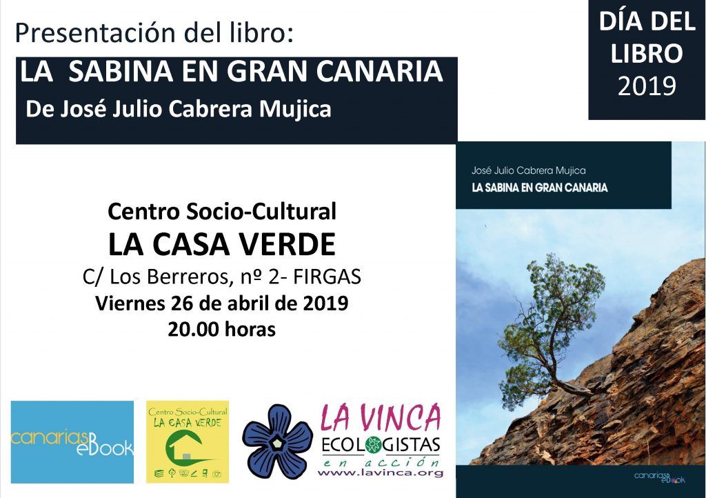 26 ABRIL. Se presenta en Firgas el libro “La Sabina en Gran Canaria” de ...